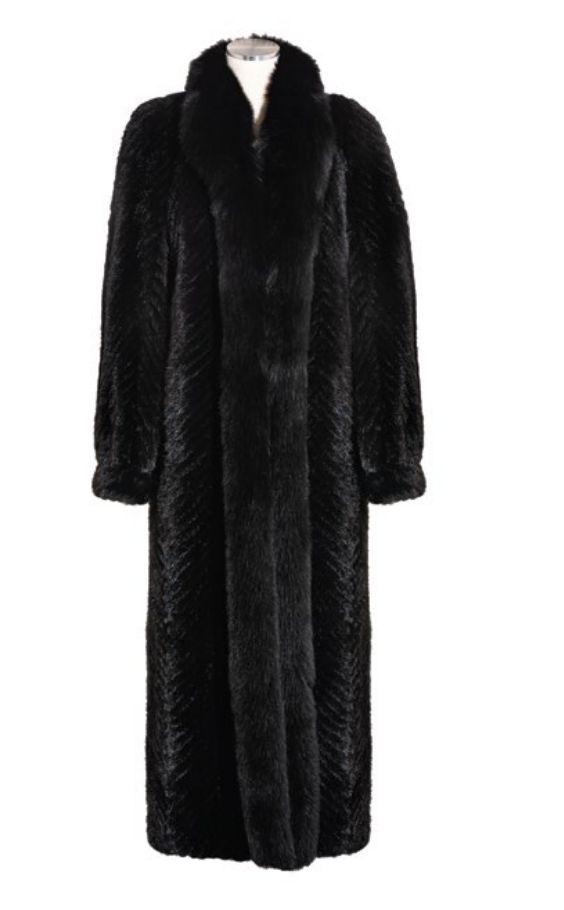 52” Mink Tail Coat Fox Tuxedo | Koslow's North Dallas Furs