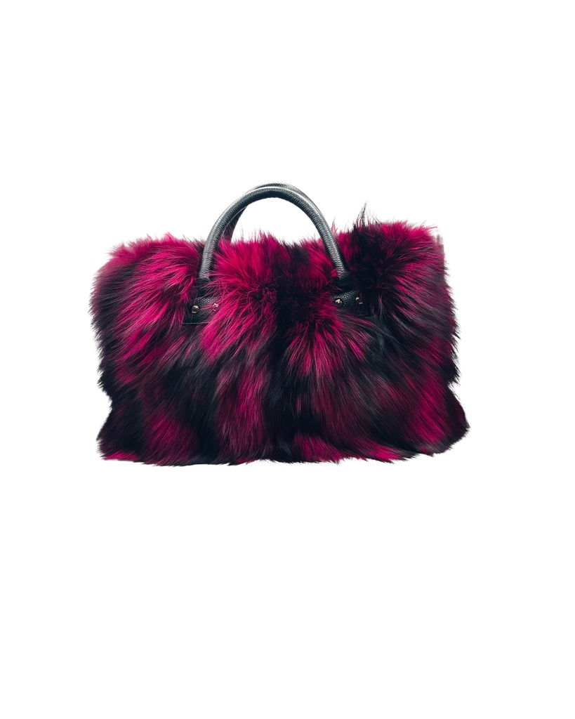 Fluffy Fox Fur Tote Bag | Koslow's North Dallas Furs